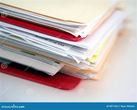 Red Binder Stock Image Image Of Report File Organize 6871365