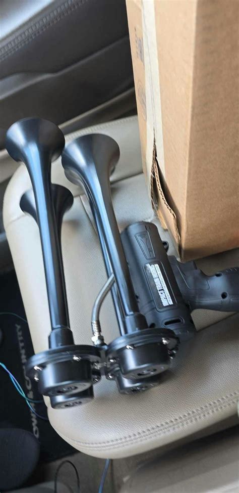 Impact Train Horn Portable Drill Air Horn 150db Impact Train Horns