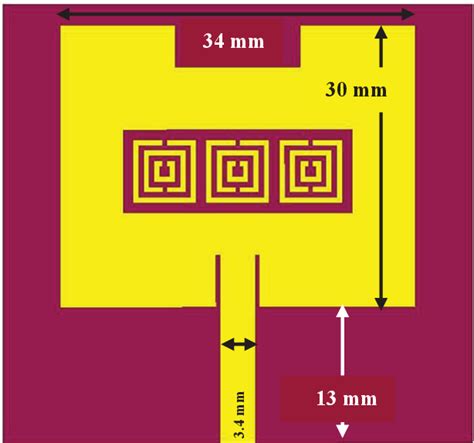 Figure 2 From Metamaterial Based Wearable Antenna Design For Remote