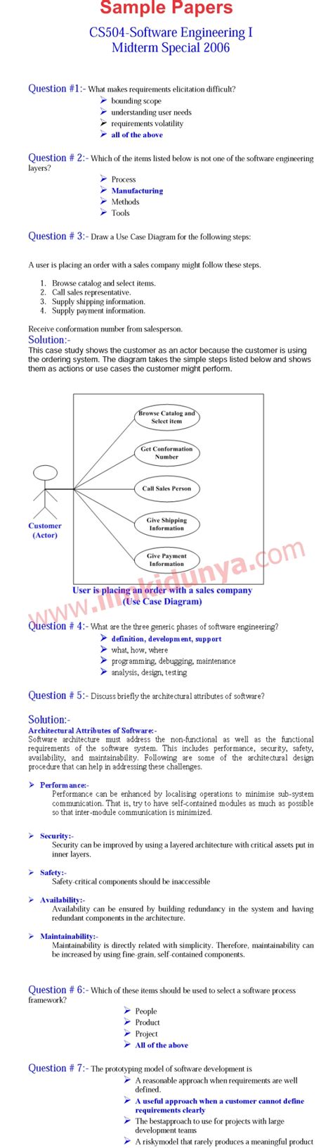Cs504 Software Engineering 1 Bs Information Technology Vu University