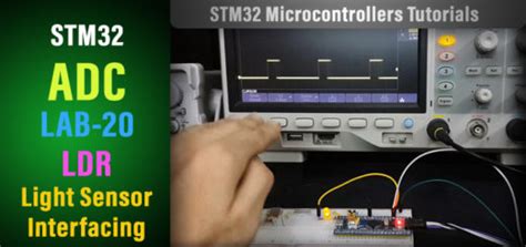 stm32 light sensor ldr interfacing ambient light sensor project
