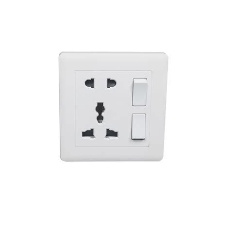 Pin Universal Socket Multi Wall Socket With Gang Way Switch Sample Customization China