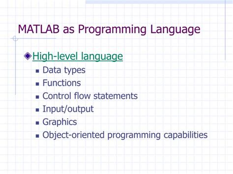 Ppt Short M Atlab Tutorial Powerpoint Presentation Id4601198