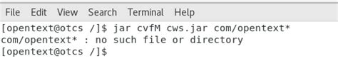 I Cant Find Comopentext To Build Cwsjar Opentext Forums