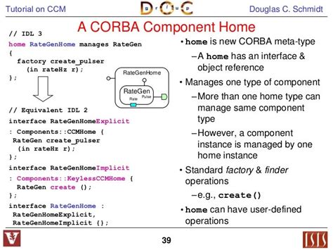 Omg Corba Component Model Tutorial Omg Corba Component Model Tutorial