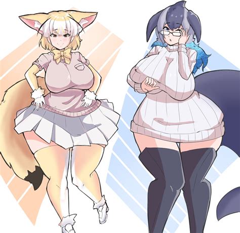 Kemono Thick Fennec Blue Whale Kemono Kemono Friends けもフレ3 けもの