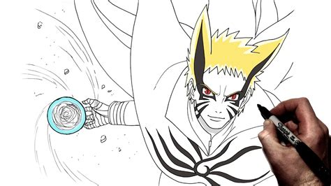 Naruto Bijuu Mode Rasengan Drawing 9 Rasenshuriken Giant Rasengan I