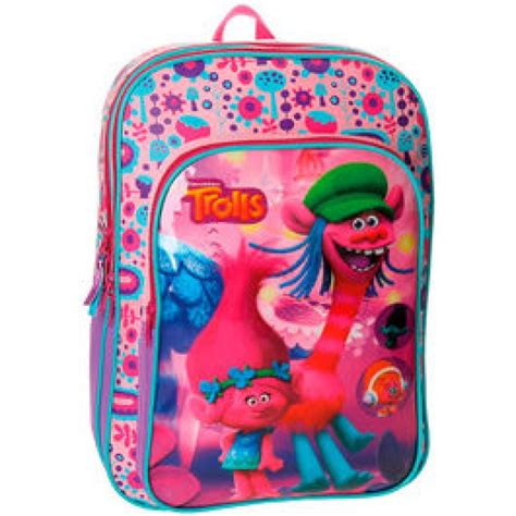 Mochila Bolso Duplo Trolls Friends 40 Cm Loja Da Criança