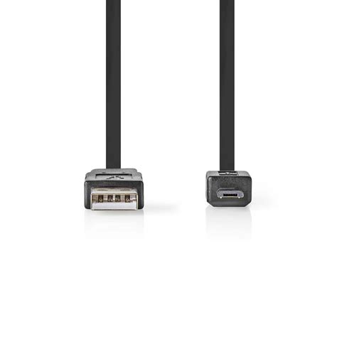Usb Oplader Aansluiting Euro Stekker Male Aansluiting Usb B Micro Male Kabellengte