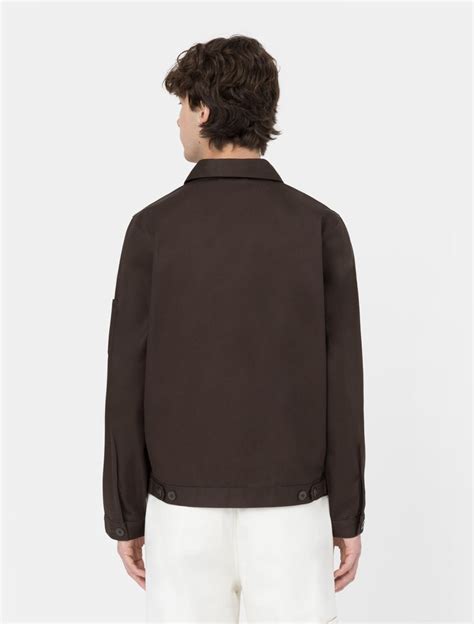 Buy Dickies Unlined Eisenhower Jacket Dark Brown Scandinavian Fashion Store