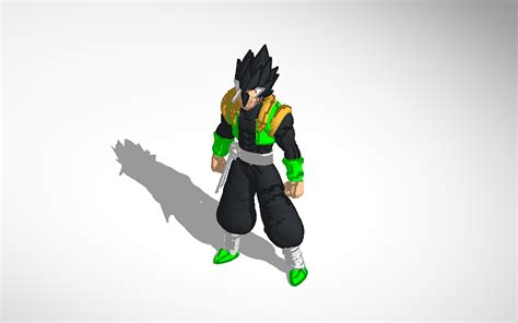 3d design gogeta and badger six minutes fusion tinkercad