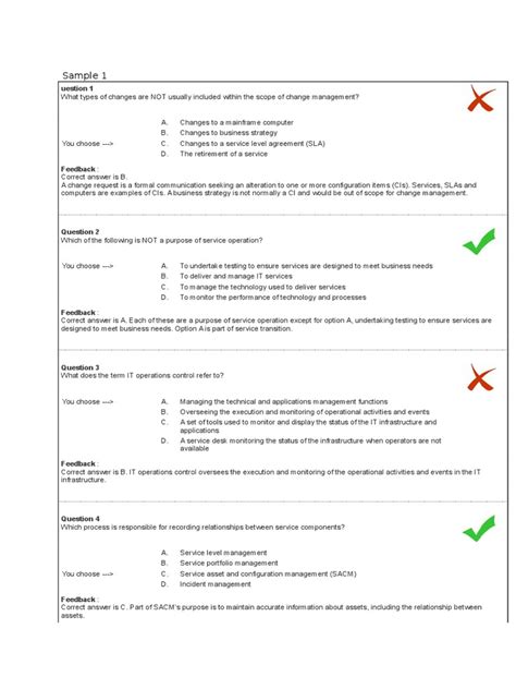 Sample 1 Uestion 1 Pdf Itil Service Level Agreement
