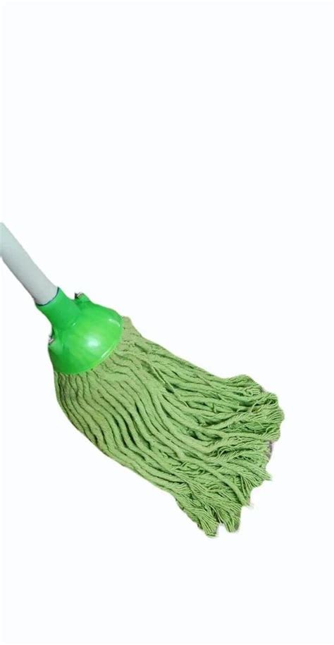 Green Cotton Wet Mop Refill For Floor Cleaning Size 6 Inch H At