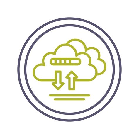 Cloud Data Vector Icon 17798811 Vector Art At Vecteezy