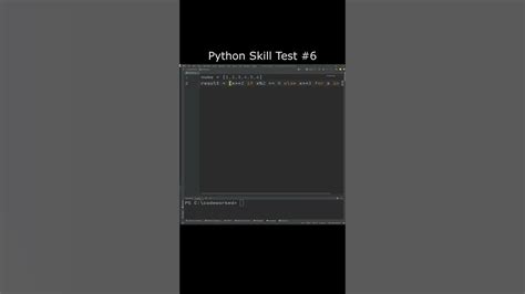 Python Skill Test 6 Coding Practice Pythonprogramming Coding Pythonforbeginners Youtube