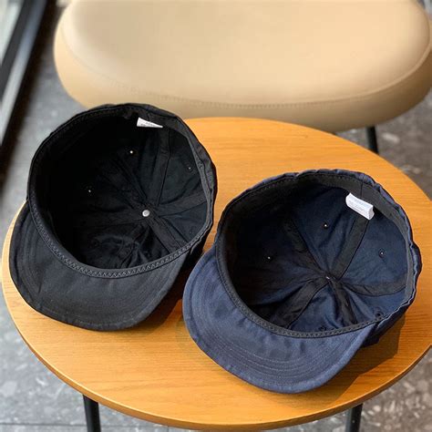 Retro Wax Cloth Flip Hat Beret Casual Cap Adjustable Hat Martboutique