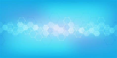 분자 구조 및 화학 공학 기하학적 배경 텍스처 육각형 패턴의 추상 배경입니다 의료 또는 과학 및 기술 현대적인 디자인에 대 한