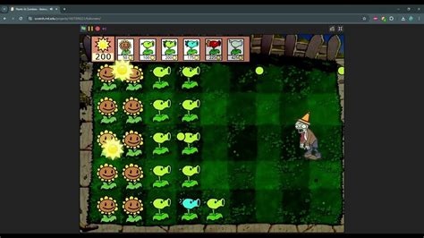 Pvz On Scratch By Me Youtube