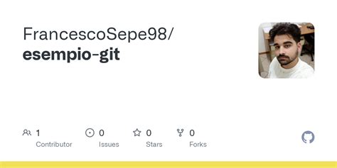 GitHub FrancescoSepe98 Esempio Git