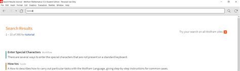 documentation how to find all tutorials for mathematica