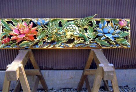 神社寺院欄間の彩色 木彫りの里上丹生 森彫刻所