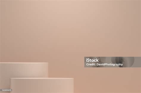 3d 그림 모형 연단 분홍색 배경에 대한 제품 또는 광고를위한 기하학적 추상적 인 구성 최소 3d 일러스트 렌더링 스톡 0명에 대한 스톡 사진 및 기타 이미지 Istock