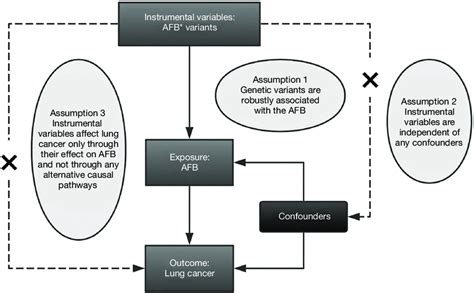 Illustrative Diagram Of Mendelian Randomization Assumptions The Solid