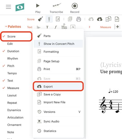 Exporting Scores For Noteflight Learn Assignments Noteflight Support