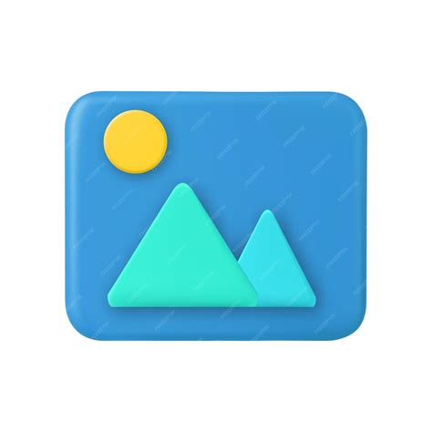 웹사이트 사용자 인터페이스 Ui 디자인의 흰색 배경 개념에 고립 된 3d 렌더링 갤러리 버튼 프리미엄 벡터