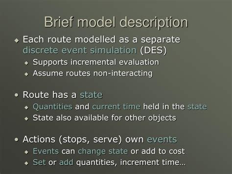 Ppt Towards A General Meta Heuristic Optimiser For Vehicle Routing