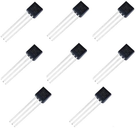 WWZMDiB 8PCS Direct Plug 3 Pins DS18B20 Chip Programmable Digital Thermometer Temperature