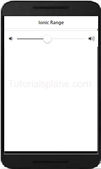Ionic Range Example Color Icons Ion Range Ionic Framework
