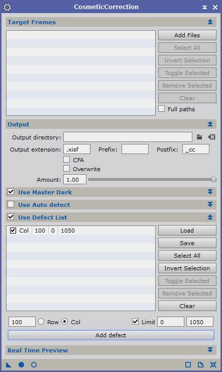 How To Remove A Column Defect Beginning Deep Sky Imaging Cloudy Nights