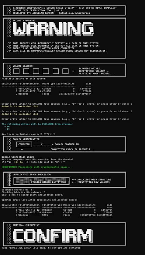 Github Cyberkareem Bitlocker Cryptoerase Secure Bitlocker Cryptographic… Abdullah Kareem
