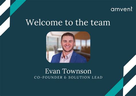 Thrilled To Join Amvent As Co Founder And Solution Lead Alongside Rasagya