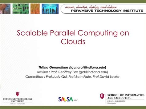 Scalable Parallel Computing On Clouds Pptx