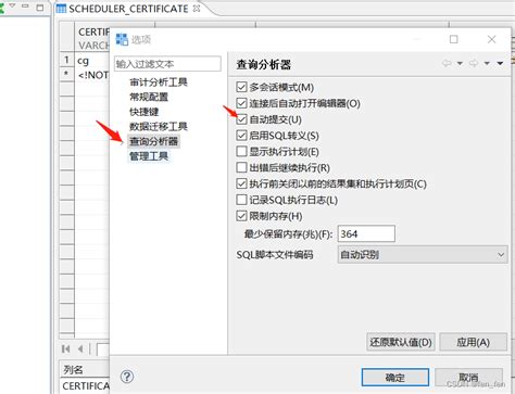 达梦数据库dm8管理工具不会自动提交执行sql的几种方式达梦数据库设置自动提交 Csdn博客