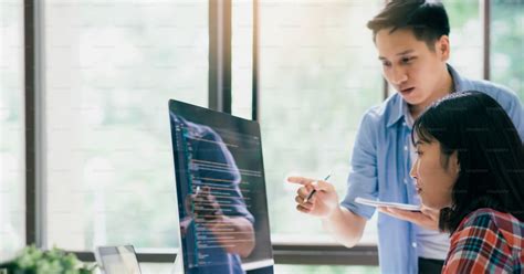 Programmer And Ux Ui Designer Working In A Software Development And Coding Technologies Mobile