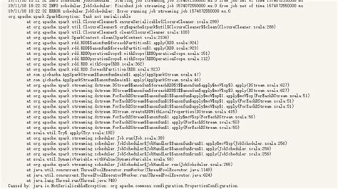 Sparkstreaming程序报错task Not Serializable 简书