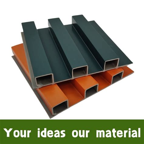 Toxic Free WPC Wall Panel ASA Cladding For External Decoration WPC Wall Cladding And WPC Wall
