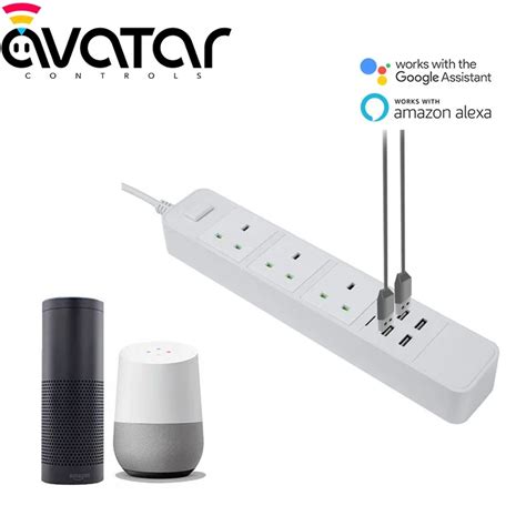 Iot Manufacturer Uk Smart Wifi Power Strip Wireless Power Extension Socket Workable With