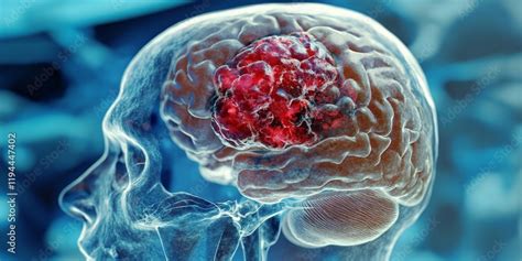 Hemorrhagic Brain Metastases Revealed In A Head Ct Scan Showcasing The Critical Features Of