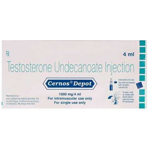 Testosterone 1000mg Injection Packaging Type Box At Rs 1000 In Nagpur