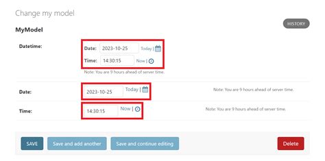 Python Datetimeinputformats Doesnt Work In Django Admin While