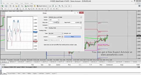 How To Set A Pending Order On Mt4 Youtube