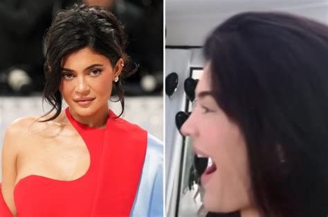 Kylie Jenner Fans Cant Breathe Over The Sight Of Her Unhinged Jaw