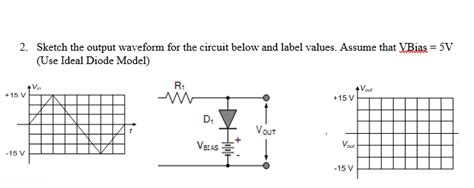 Solved Sketch The Output Waveform For The Circuit Below Chegg Com