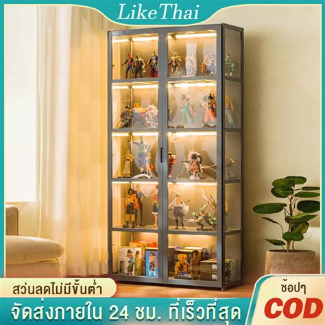 ตู้และตู้ ตู้โชว์อเนกประสงค์ โชว์กระเป๋า ตู้โชว์โมเดล ขนาด 60 ซม ชั้นวางกระจก Osldc9u6 Thaipick