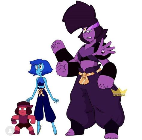 Lapis Lazuli And Ruby Purple Spinel Steven Universe Diamond Steven Universe Fusion Steven