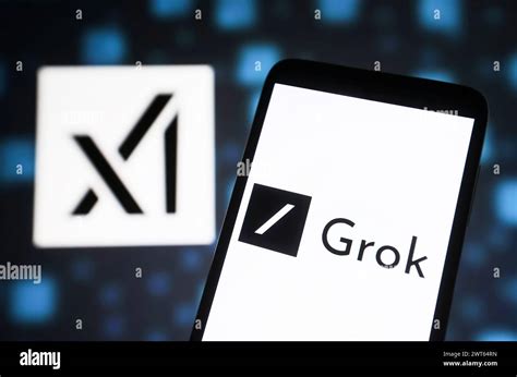 In This Photo Illustration Xai Grok Logo Is Seen On A Smartphone